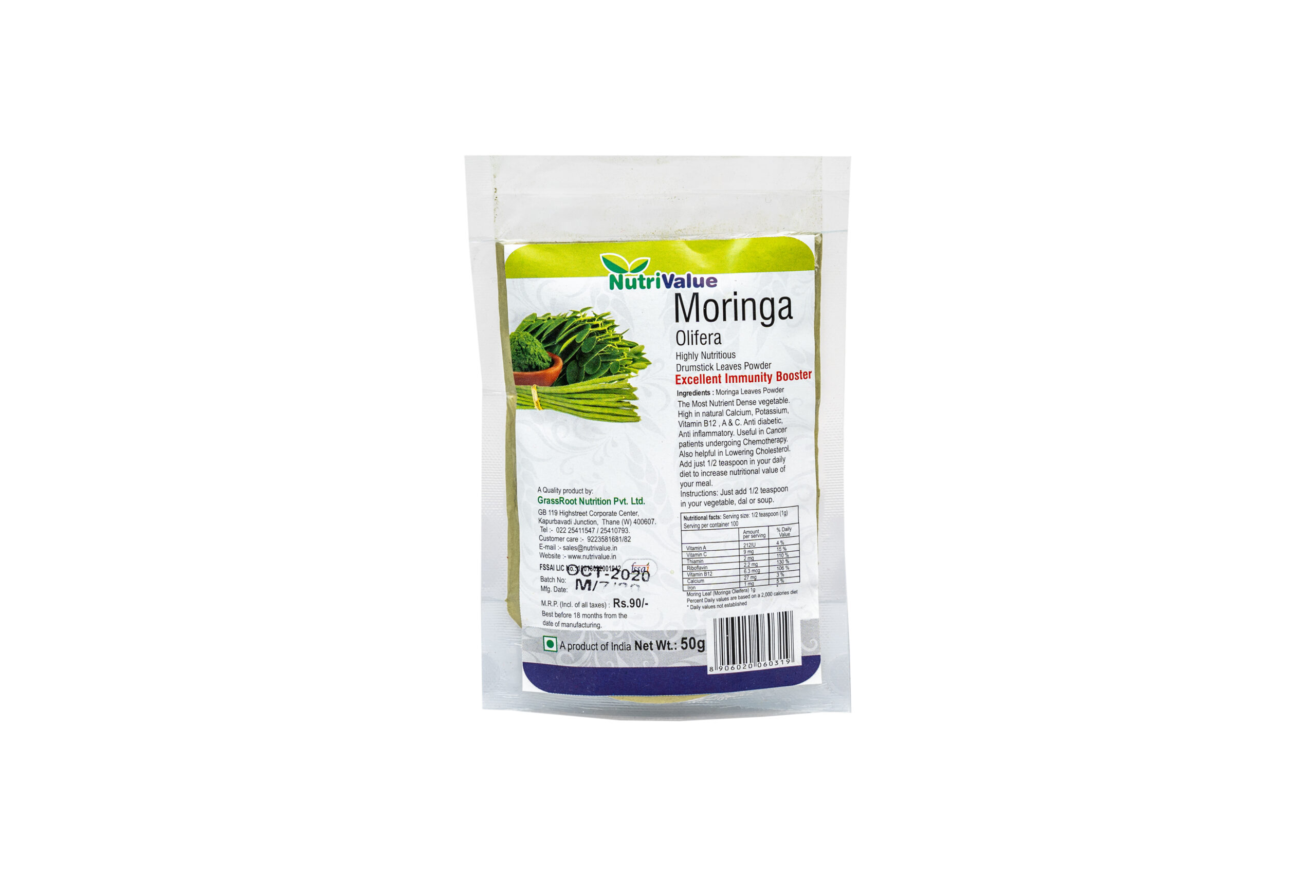Nutrivalue Moringa Oleifera – Highly Nutritious Drum Sticks Leaves ...
