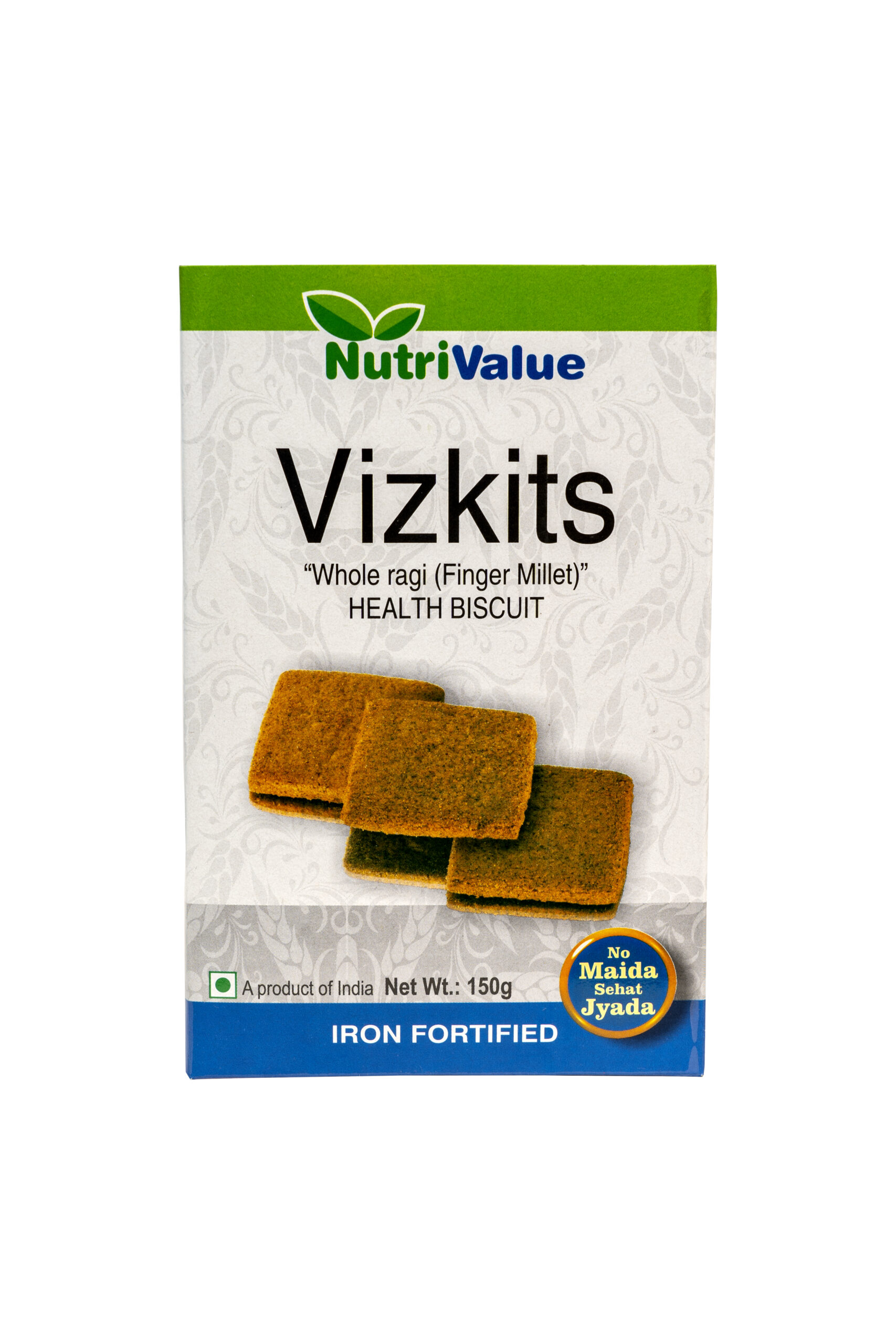 Nutrivalue Iron Fortified Nutritious Vizkits, 150gm - Nutrivalue